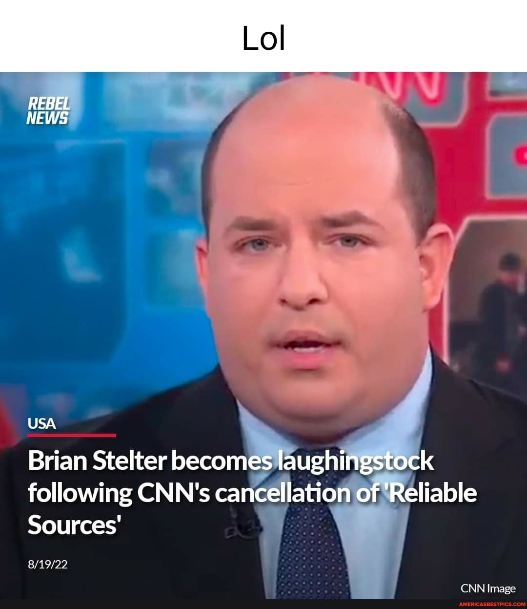 Lol REBEL NEWS USA Brian Stelter becomes laughingstock following CNN's ...