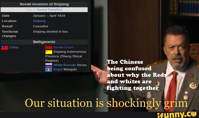 Date Location Result Territorial changes Soviet invasion of Xinjiang ...