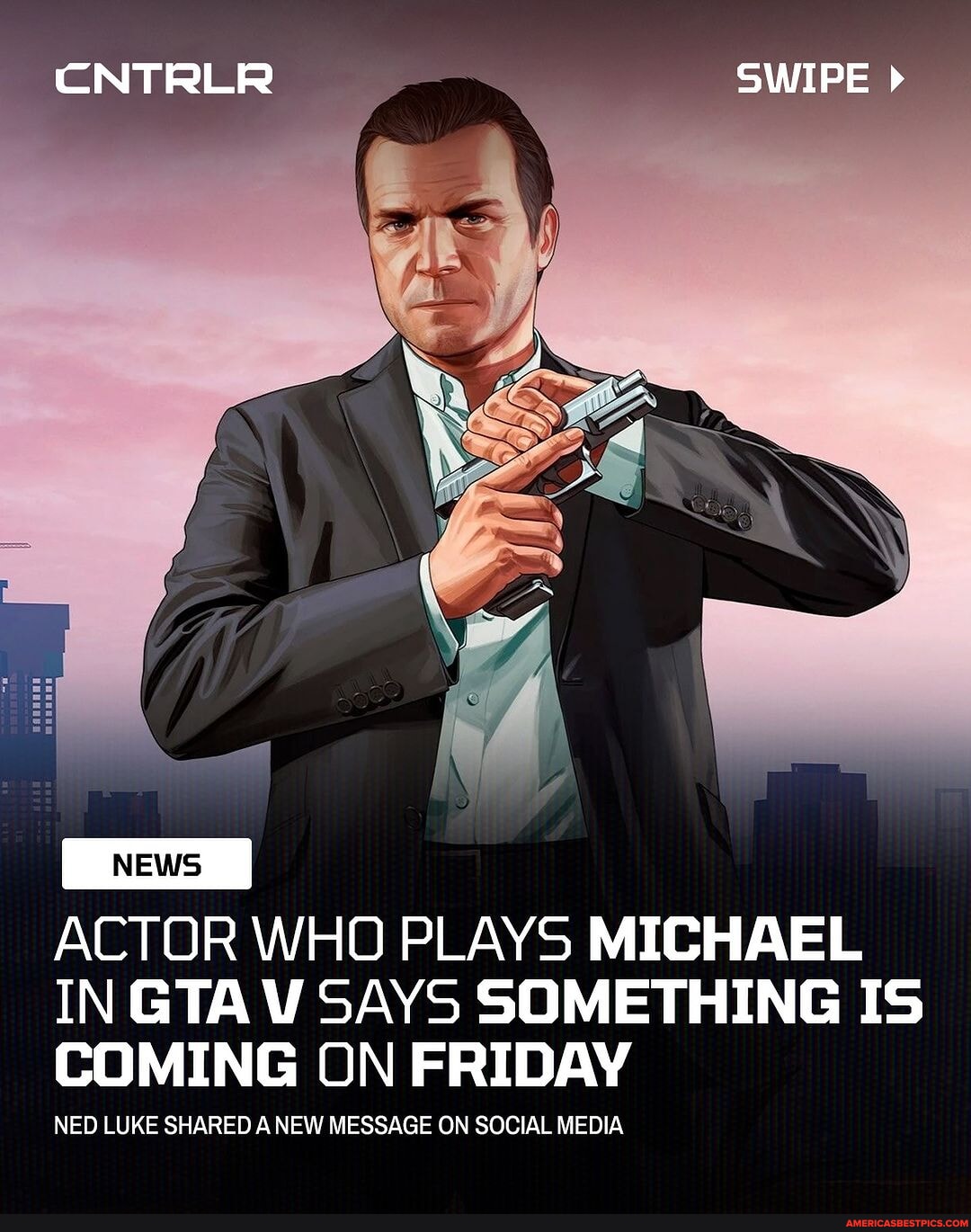 Ned Luke the actor of Michael from GTA V has teased that something is ...
