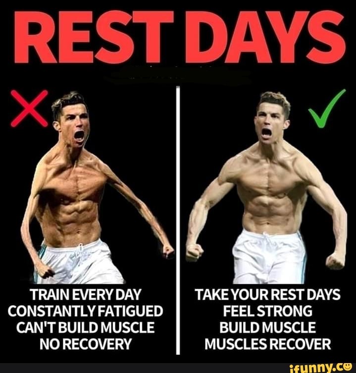 REST DAYS TRAIN EVERY DAY TAKE YOUR REST DAYS CONSTANTLY FATIGUED FEEL ...
