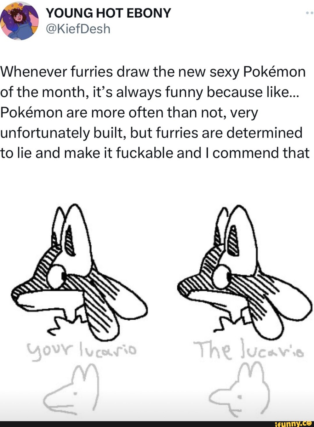 Young Hot Ebony Whenever Furries Draw The New Sexy Pokemon Of The Month Its Always Funny