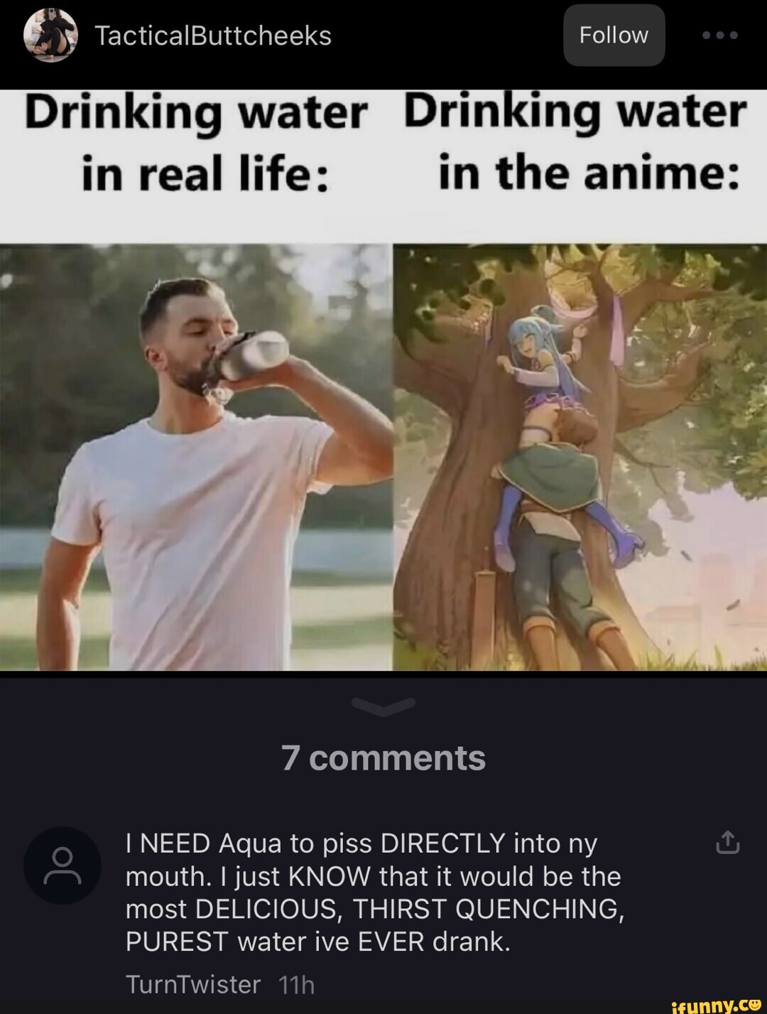 Drinking water Drinking water in real life: in the anime: I 7 comments ...