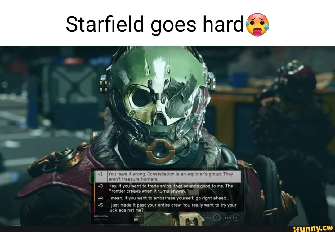 Starfield memes. Best Collection of funny Starfield pictures on iFunny