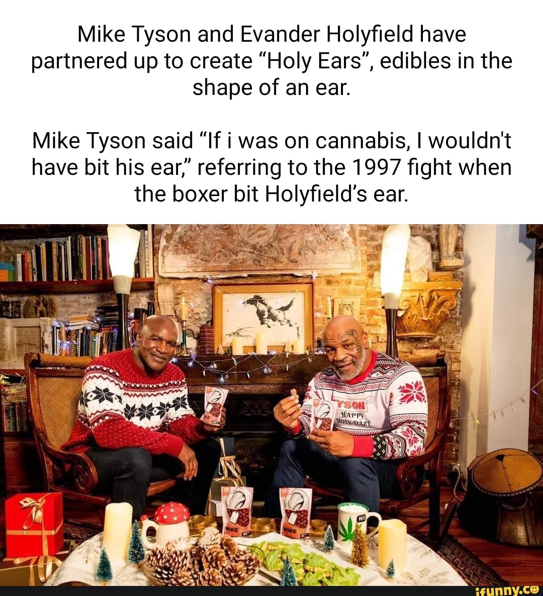 Mike Tyson and Evander Holyfield have partnered up to create "Holy Ears ...