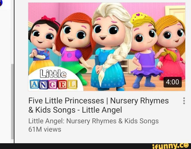 Five Little Princesses I Nursery Rhymes & Kids Songs - Little Angel ...