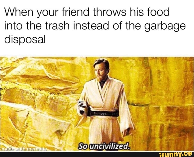 #prequelmemes#star_wars#memes - When your friend throws his food into ...