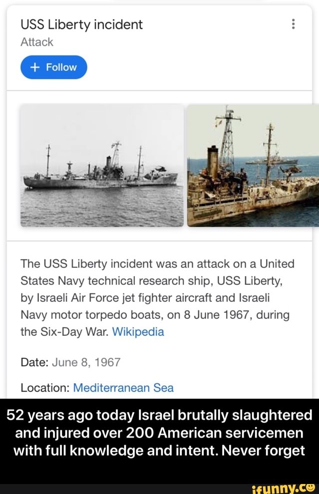 USS Liberty incident The USS Liberty incident was an attack on a United ...