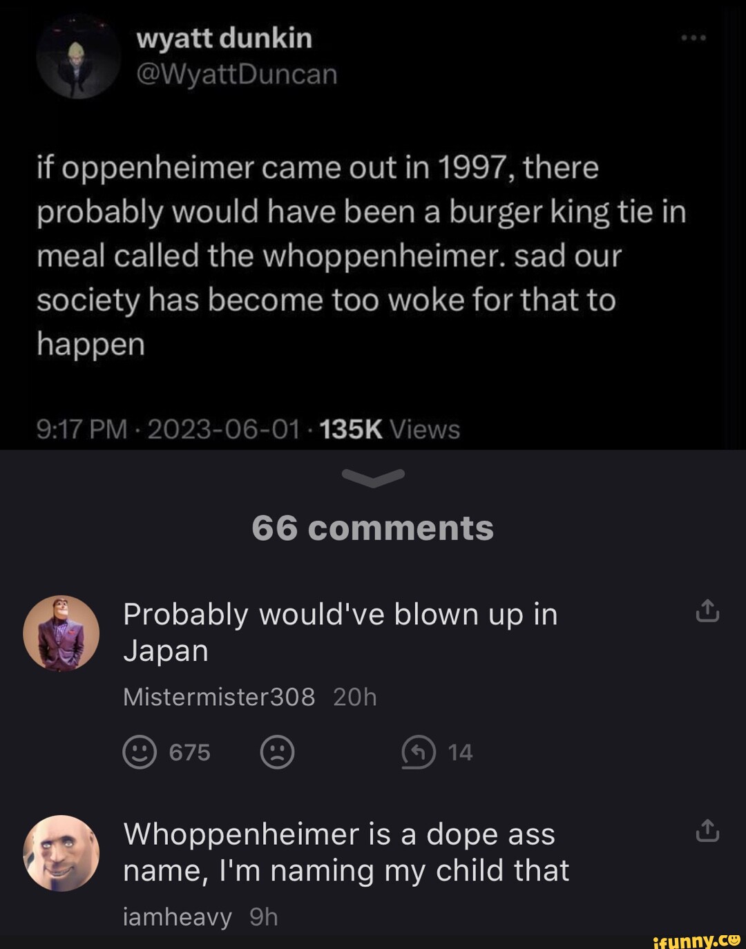 Whoppenheimer memes. Best Collection of funny Whoppenheimer pictures on ...