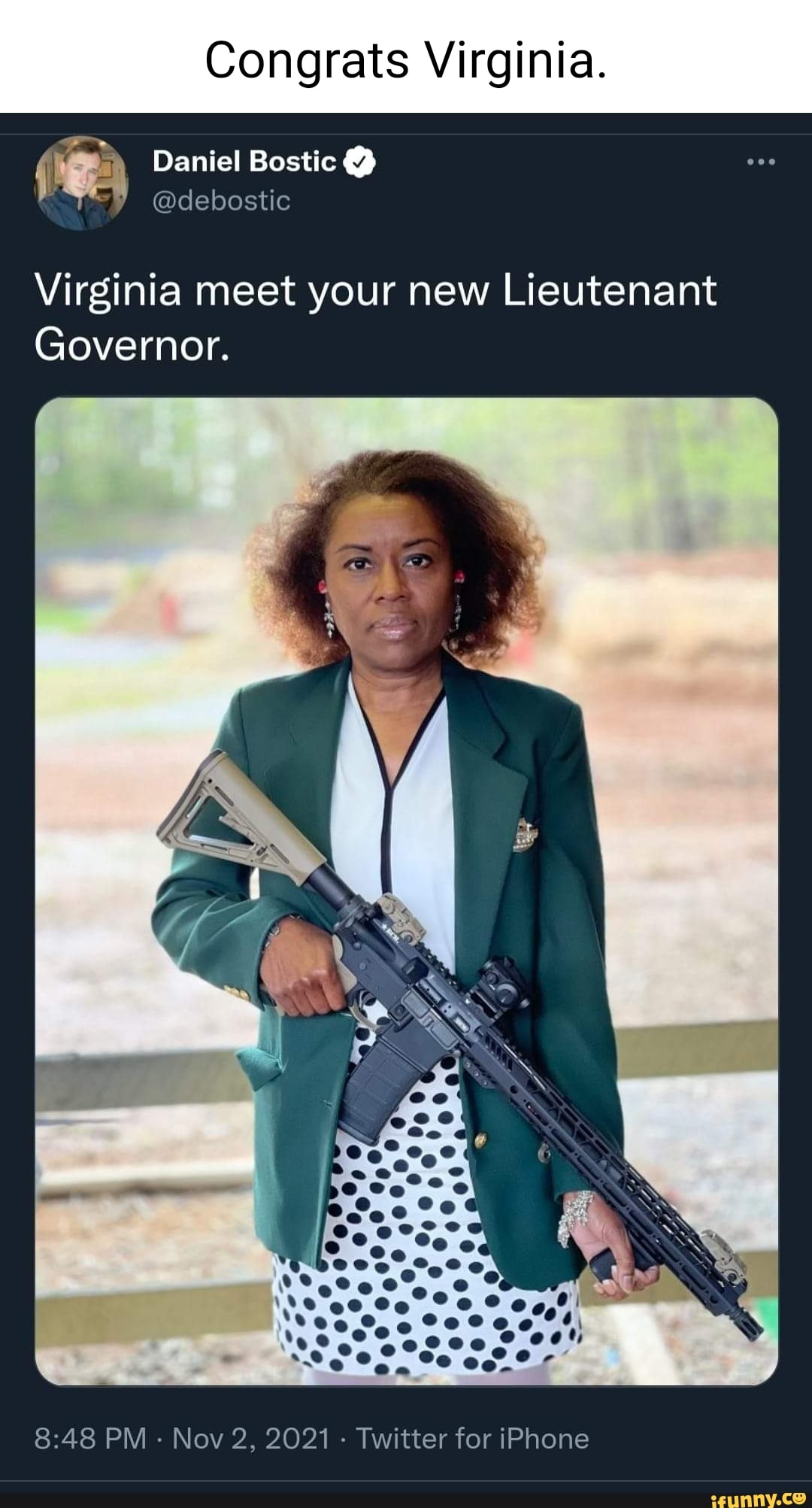 Congrats Virginia. Daniel Bostic @ @debostic Virginia meet your new ...