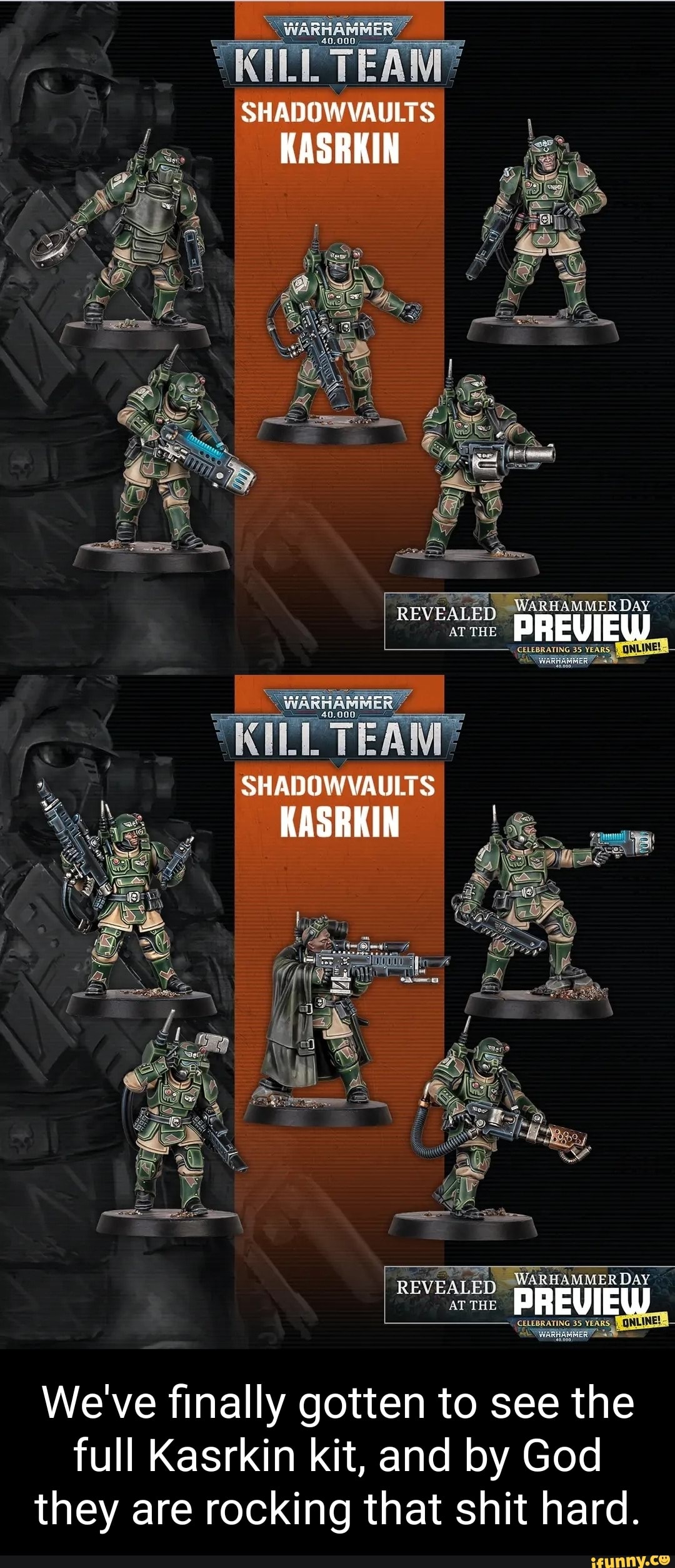 ROLL TEAM: SHADOW VAULTS KASRKIN REVEALED [ARHAMMER DAY CELEBRATING 35 ...