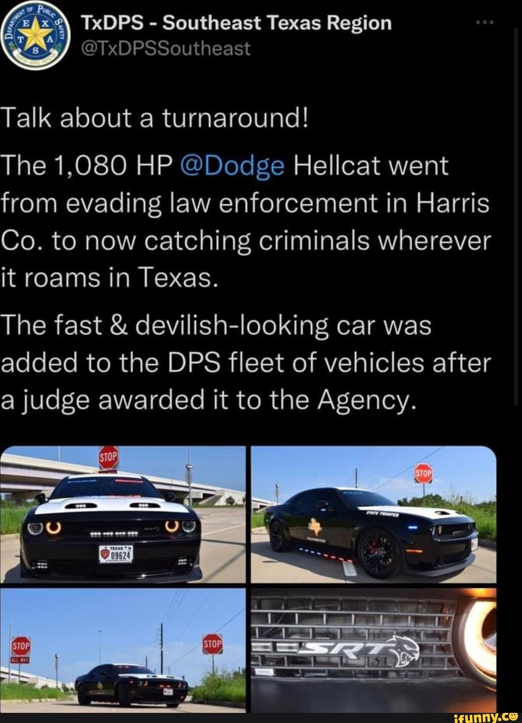 TxDPS - Southeast Texas Region aTxDPSSoutheast Talk about a turnaround ...
