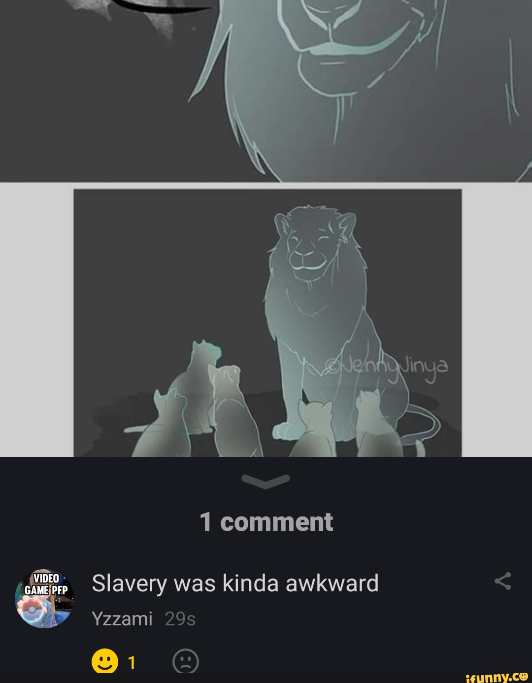 Comment Slavery was kinda awkward VIDEO GAME PFP Yzzami - iFunny