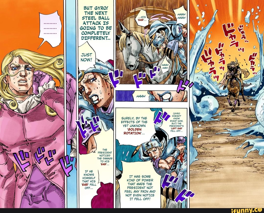 BUT GYRO/ THE NEXT STEEL BALL ATTACK GOING TO BE II SURELY, BY THE ...