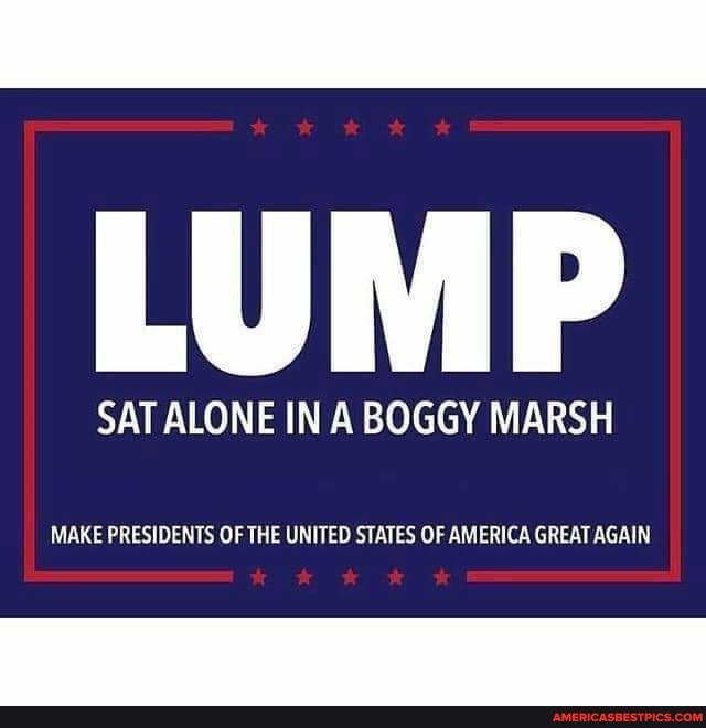 LUMP SAT ALONE IN A BOGGY MARSH MAKE PRESIDENTS OF THE UNITED STATES OF ...