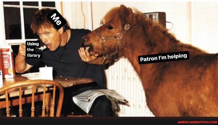 We’re all patrons actually #library #librarylife #librarymeme # ...