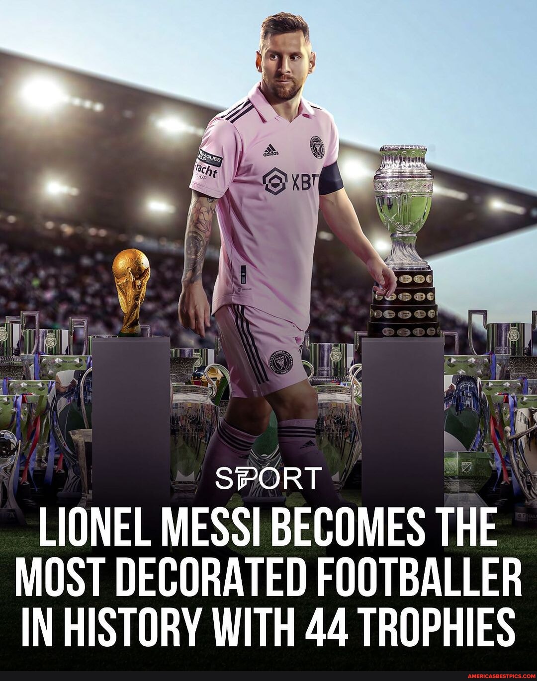 Lionel Messi has become the decorated footballer of all time after he ...
