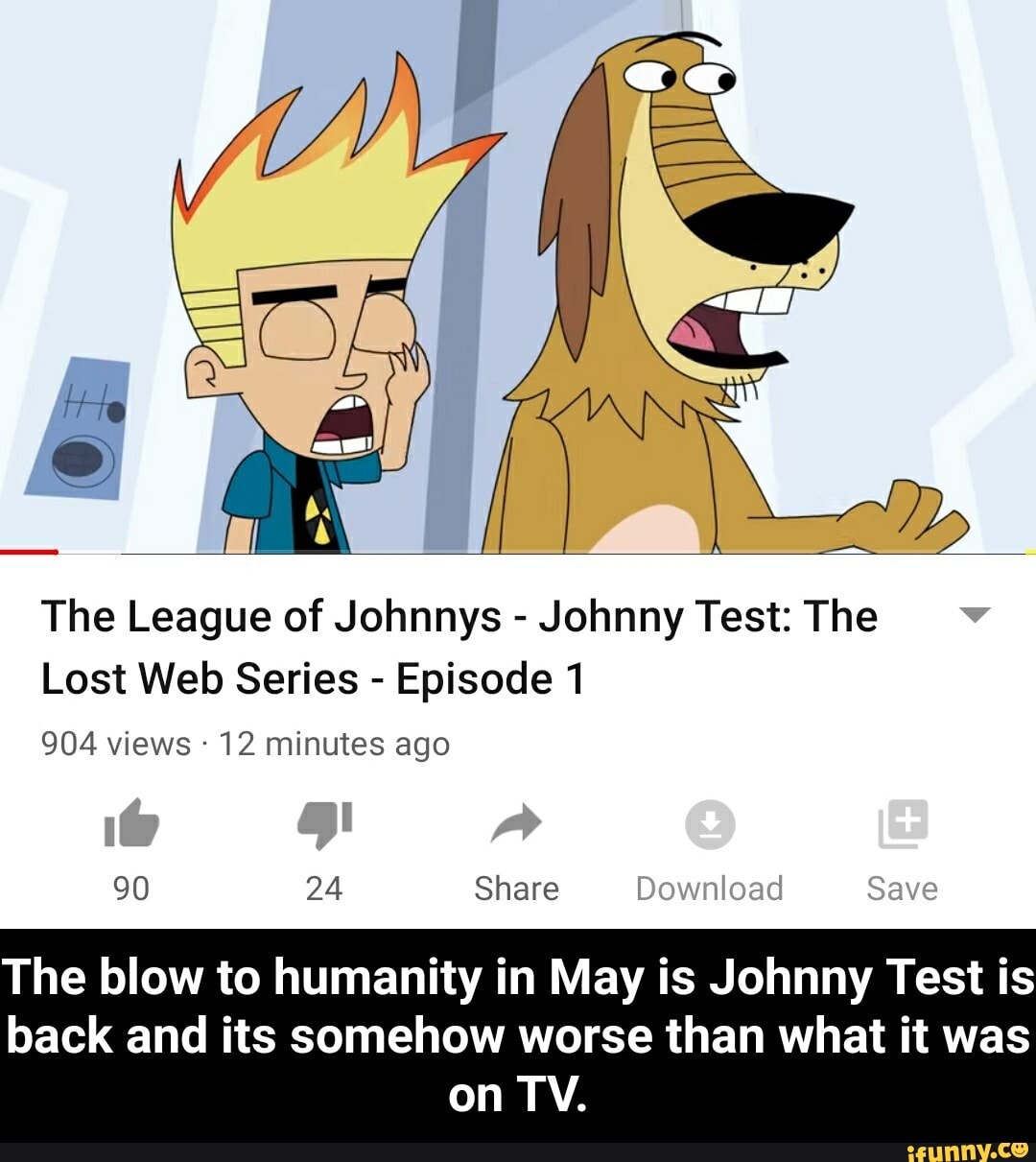 The League of Johnnys Johnny Test: The Lost Web Series Episode 1 904 ...