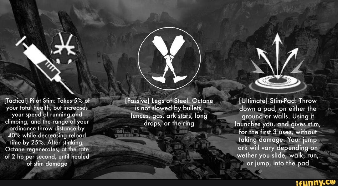 [Tactical] Pilot Stim: Takes'5% of your total health, but increases ...