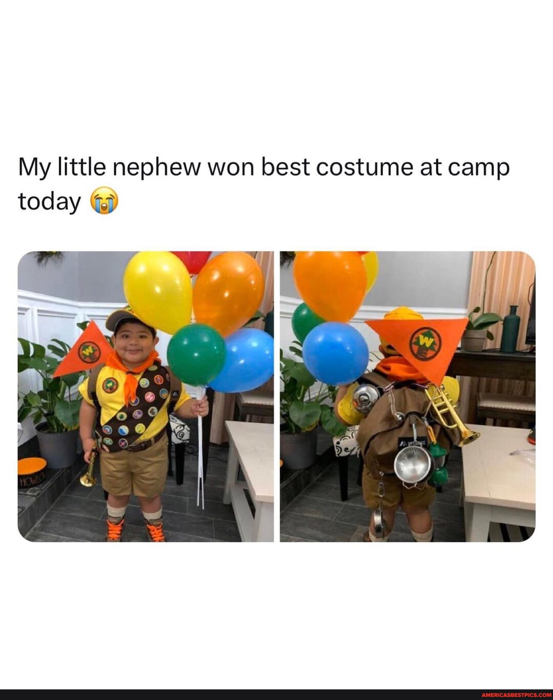 RUSSELL memes explore movies funny - My little nephew won best costume ...
