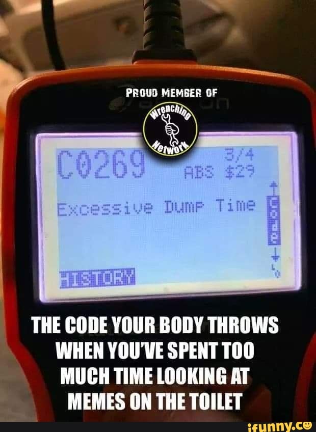 PROUD MEMBER OF THE CODE YOUR BODY THROWS WHEN YOU'VE SPENT TOO MUCH ...