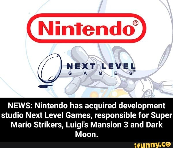 Nintendo NEXT LEVEL NEWS: Nintendo has acquired development studio Next ...