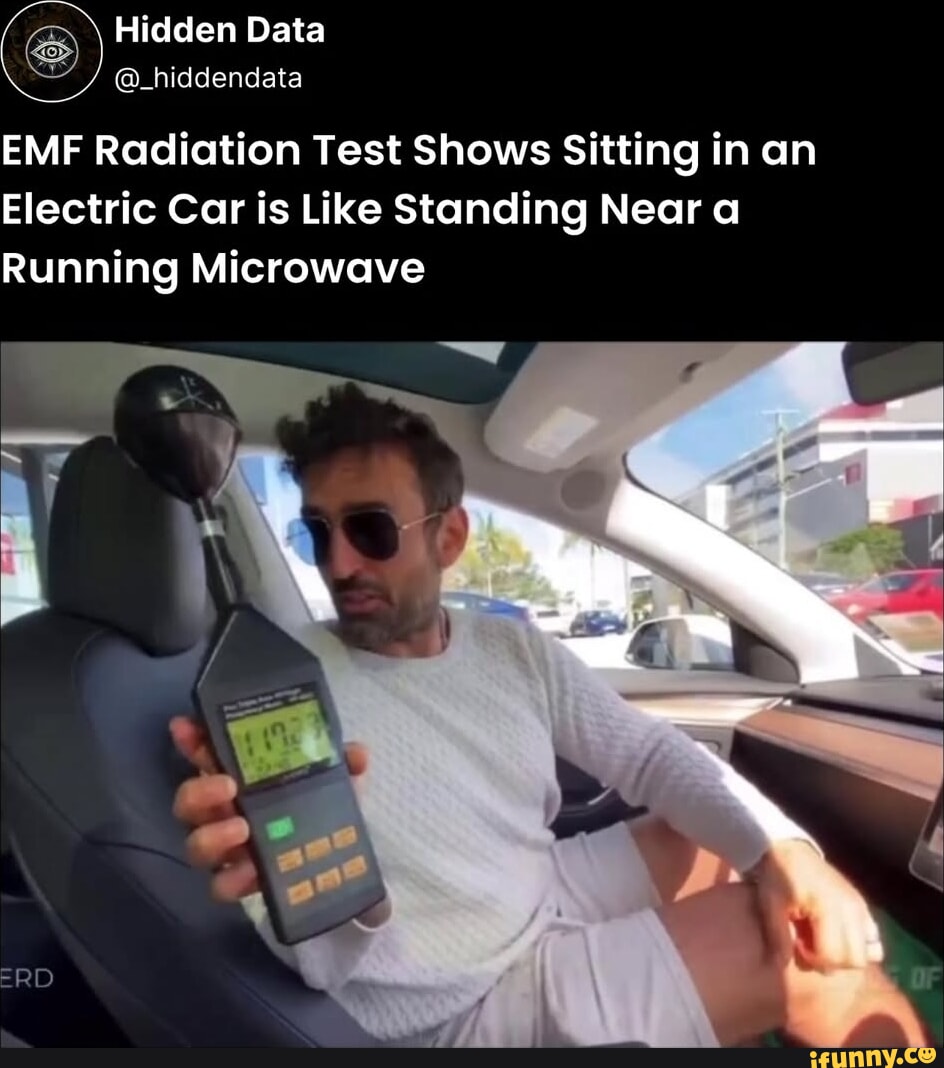 Hidden Data @_hiddendata EMF Radiation Test Shows Sitting in an ...