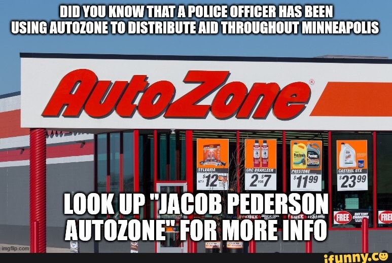 DID. YOU KNOW THAT A POLICE OFFICER HAS BEEN USING AUTOZONE TO ...