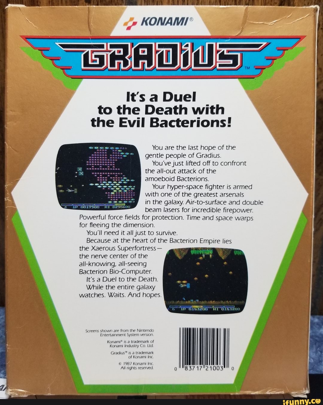 Gradius: Commodore 64/128 - Its a Duel to the Death with the Evil ...