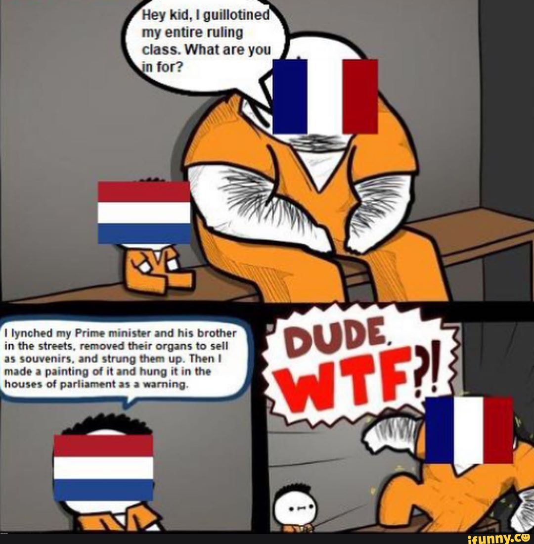 Hey kid, guillotine my entire ruling class. What are you in for ...