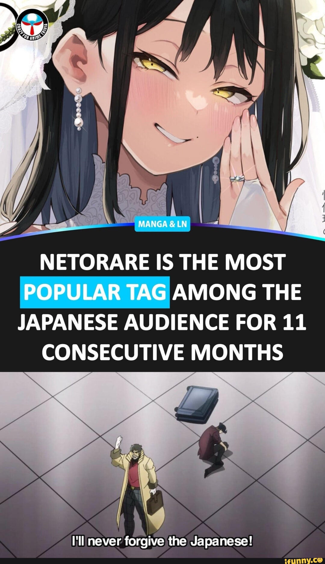 NETORARE IS THE MOST POPULAR TAG AMONG THE JAPANESE AUDIENCE FOR 11 ...