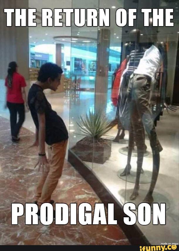 Big ol Post Dinner Dump - THE RETURN OF THE PRODIGAL SON - iFunny