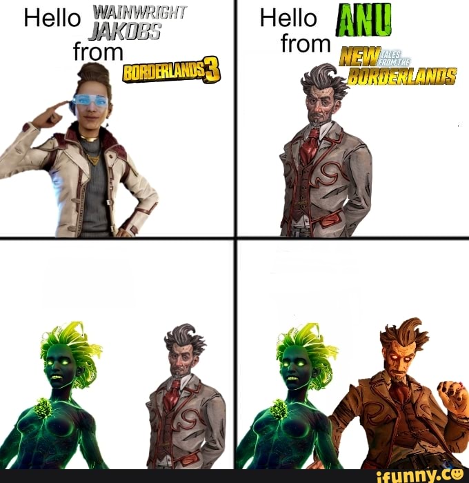 Flello from BORDERLANUS Hello OM - iFunny