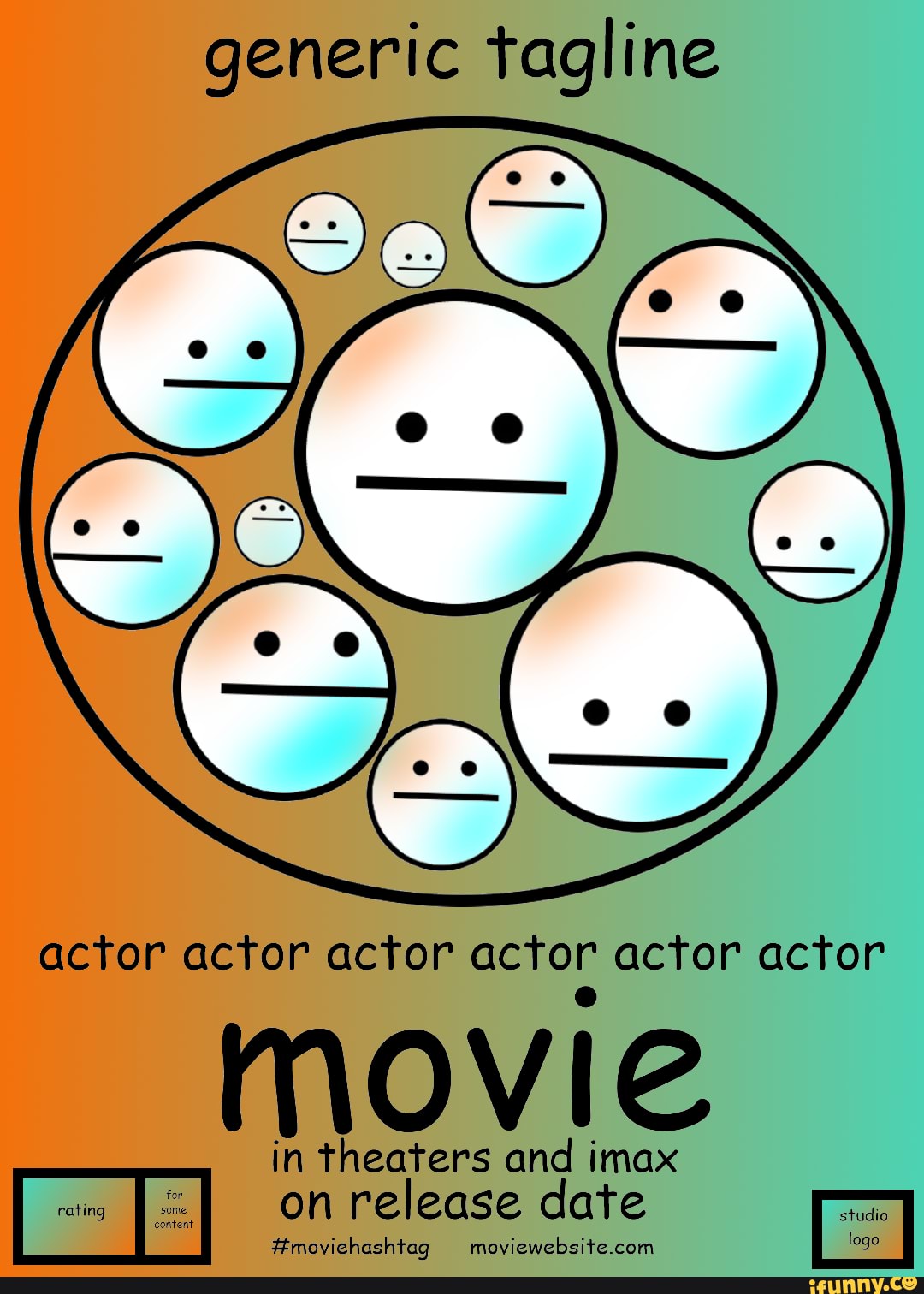 Generic tagline actor actor actor actor actor actor movie in theaters ...