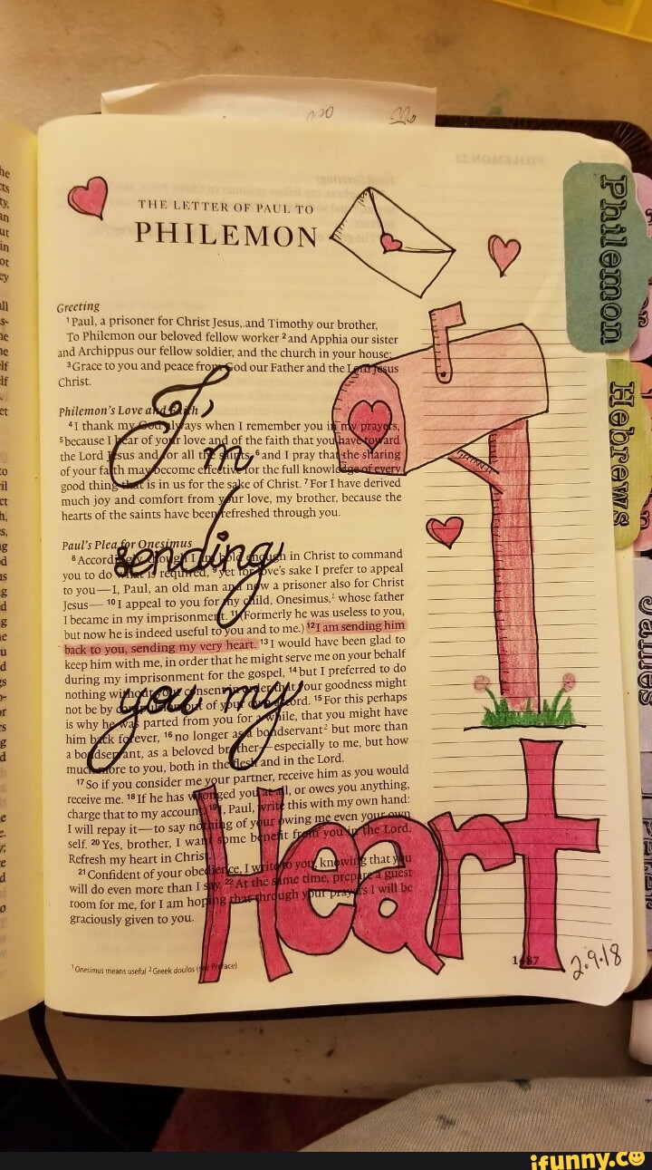 Philemon's Love al il ct THE LETTER OF PAUL TO PHILEMON eting 'paul, a ...