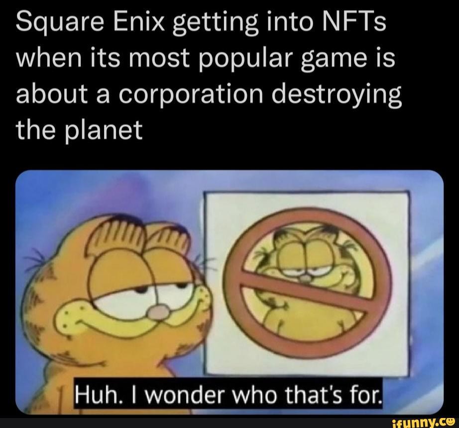 Square Enix getting into NFTs when its most popular game is about a ...