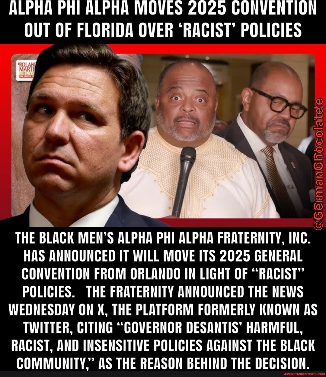 ALPHA PHI ALPHA MOVES 2025 CONVENTION OUT OF FLORIDA OVER RACIST ...