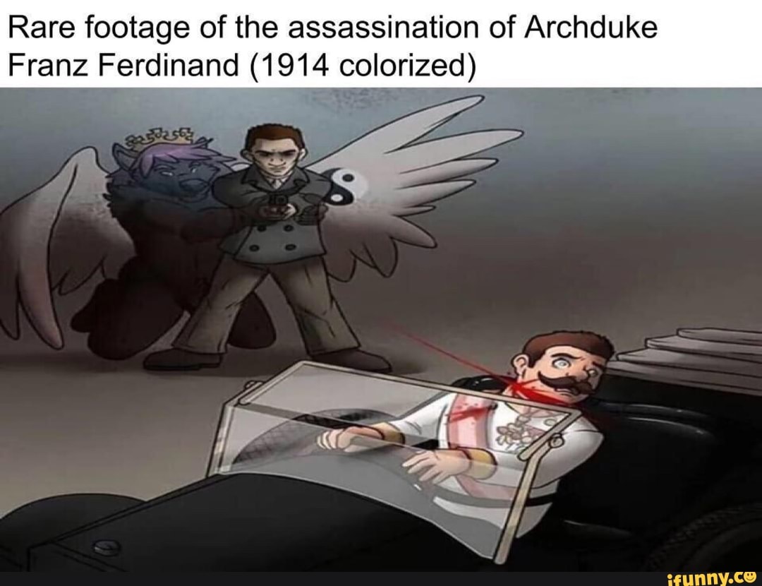 Rare footage of the assassination of Archduke Franz Ferdinand (19174 ...