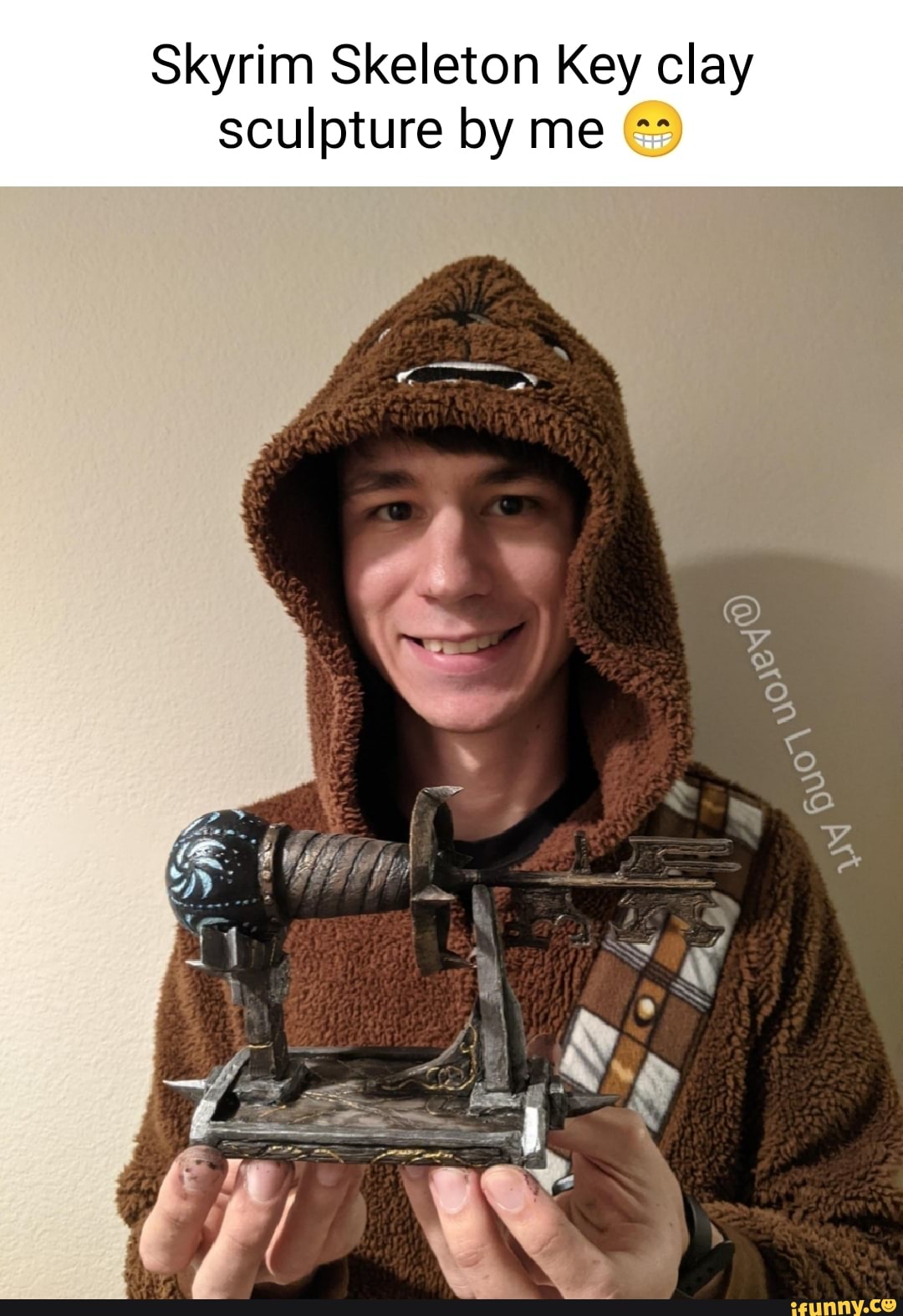 Skyrim Skeleton Key clay sculpture by me - iFunny