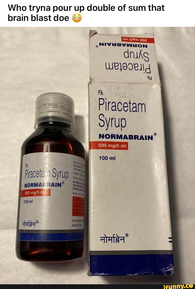 Who tryna pour up double of sum that brain blast doe Syrup I NORMAE ...
