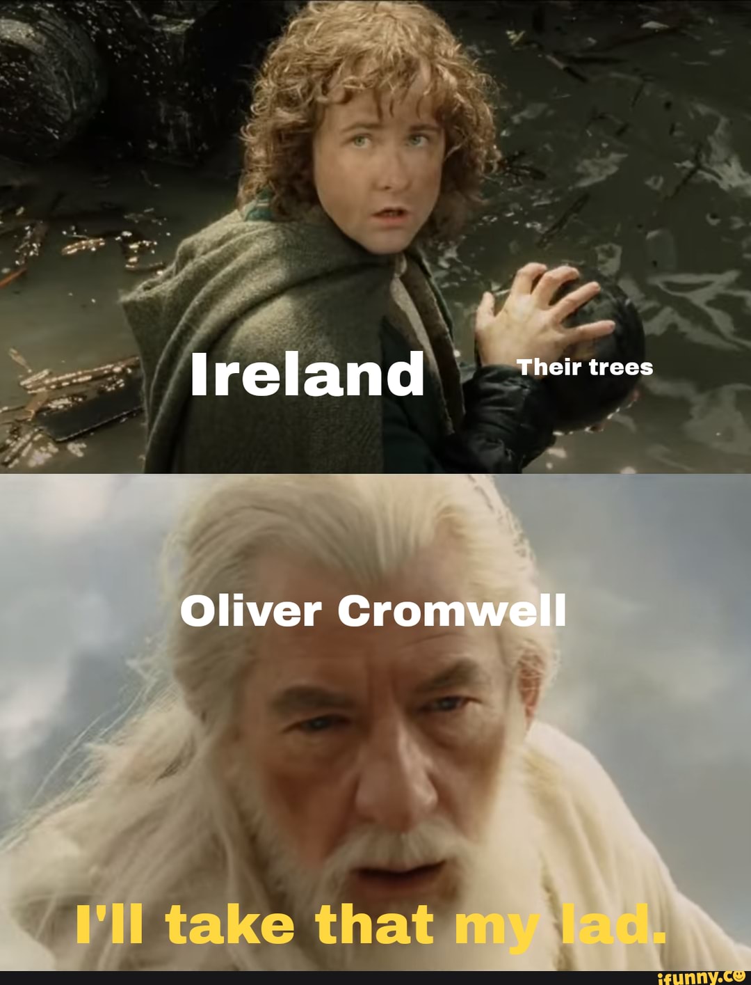 Reland Their trees Oliver Cromwell take that - iFunny