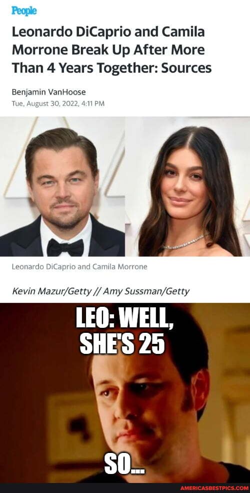 People Leonardo DiCaprio and Camila Morrone Break Up After More Than 4 Years Together: Sources ...