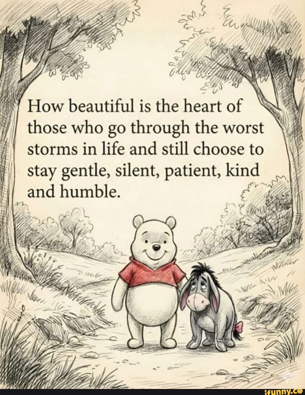 How beautiful is the heart of & I those who go through the worst storms ...