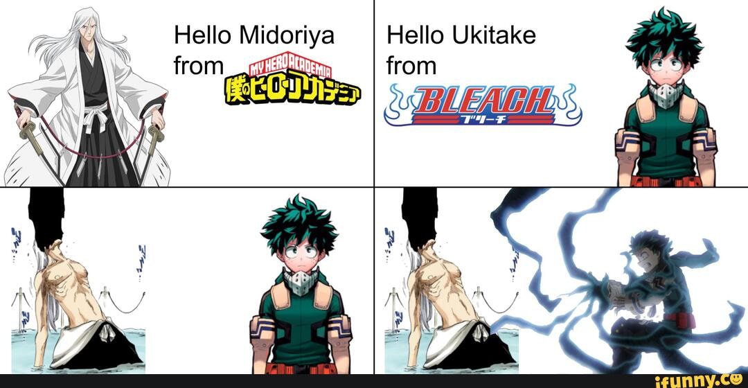 Hello Ukitake from Hello Midoriya - iFunny