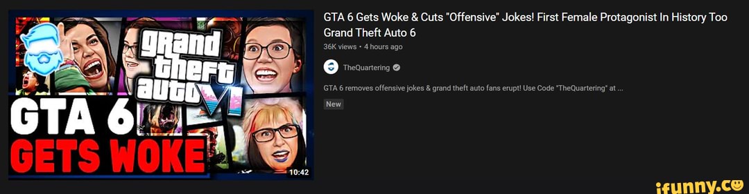 GTA 6 Gets Woke & Cuts "Offensive" Jokes! First Female Protagonist In ...