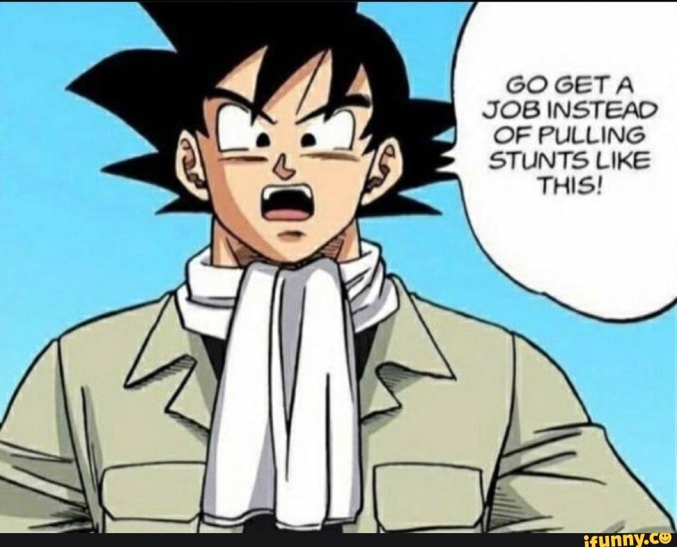 Al GO GETA JOB INSTEAD OF PULLING STUNTS LIKE THIS! - iFunny