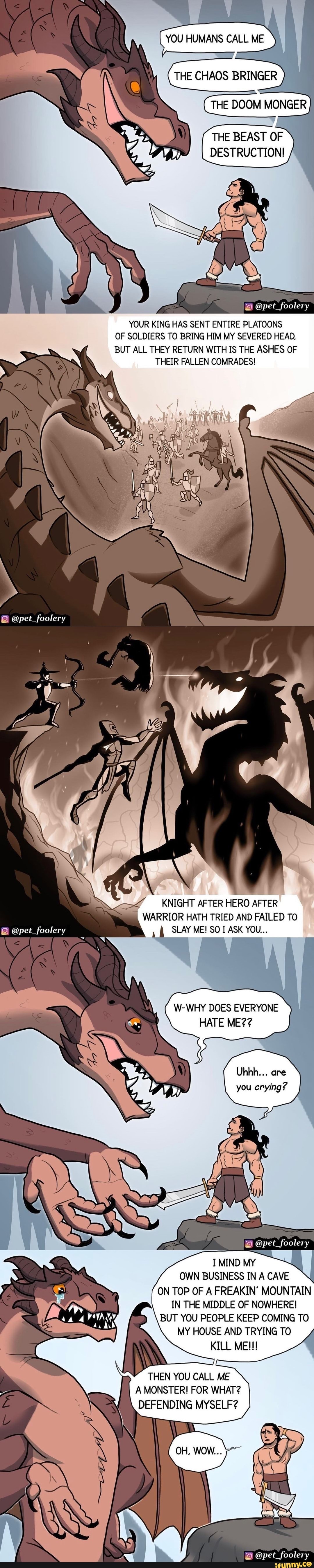 YOU HUMANS CALL ME THE CHAOS BRINGER (THE DOOM MONGER) THE BEAST OF ...