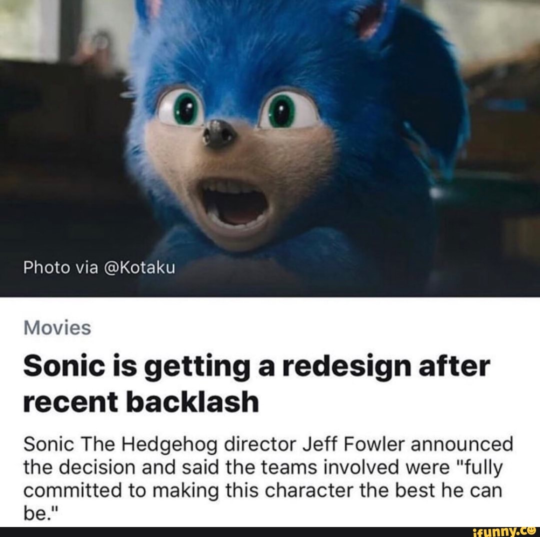 Sonic is getting a redesign after recent backlash Sonic The Hedgehog ...