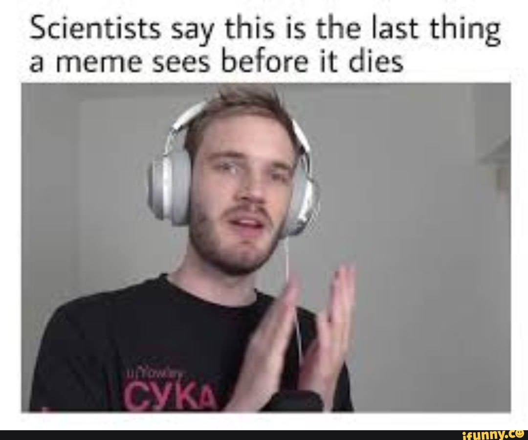 Scientists say this is the last thing a meme sees before it dies - iFunny