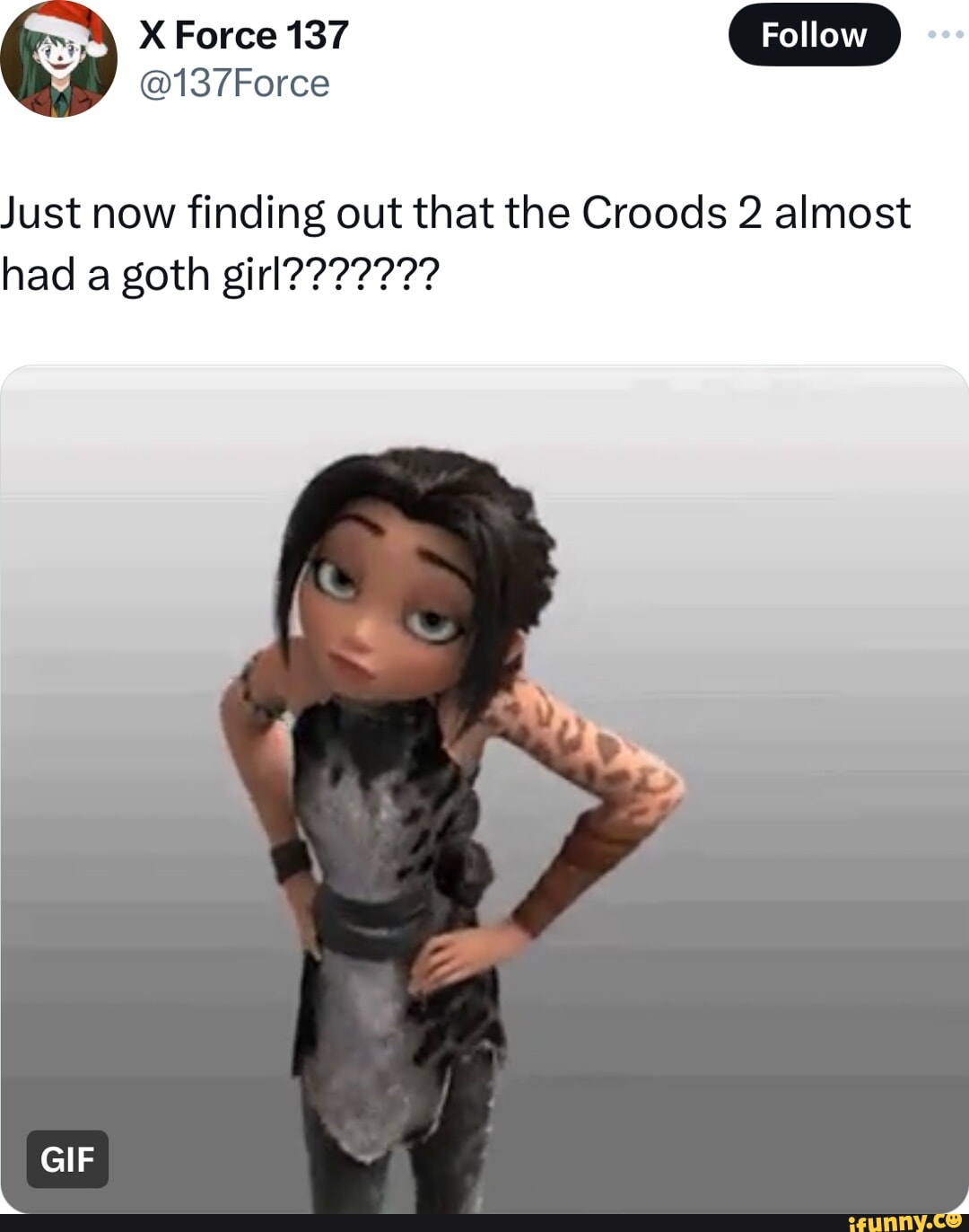 X Force 137 @137Force Follow Just now finding out that the Croods 2 ...