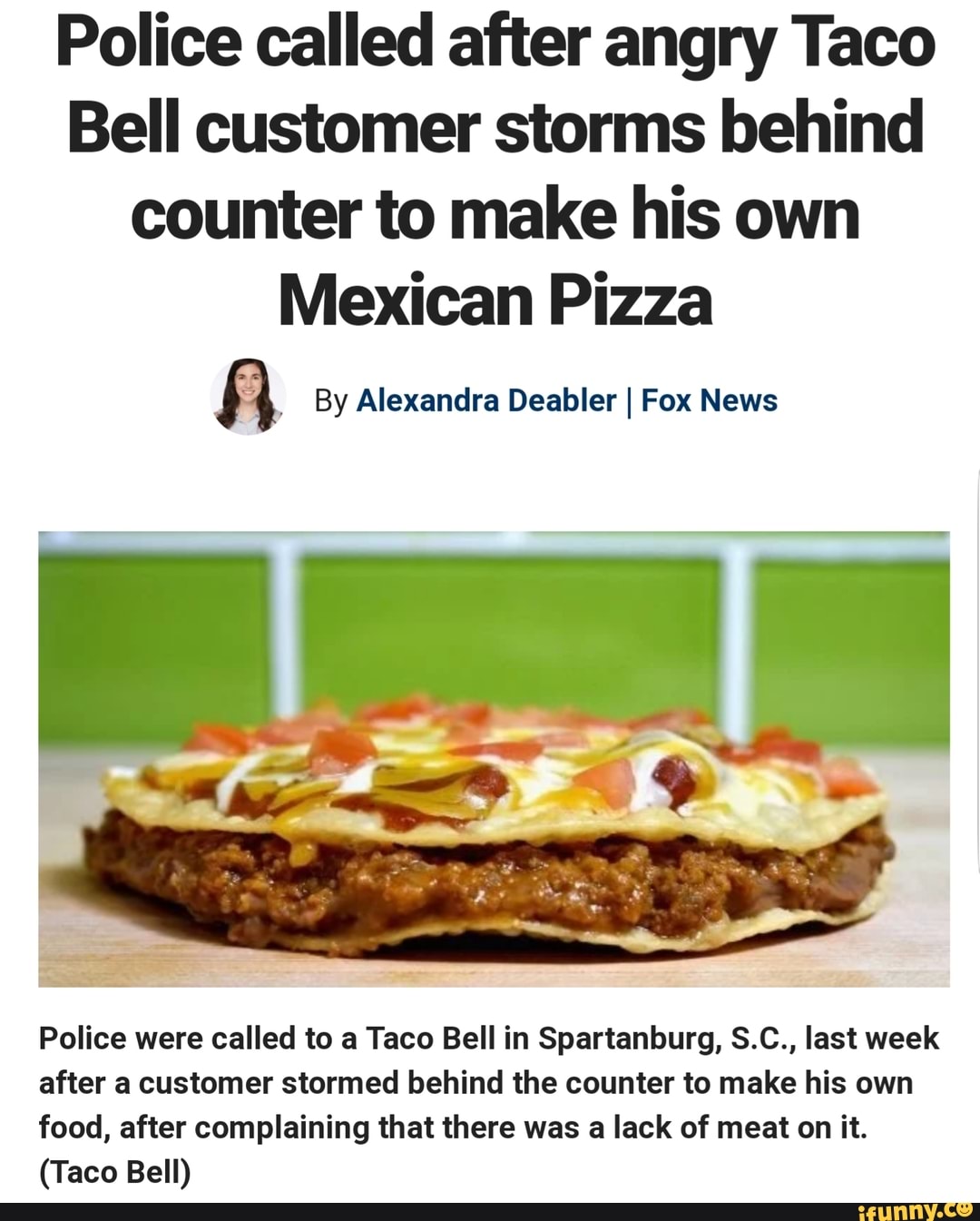 Police called after angry Taco Bell customer storms behind counter to ...